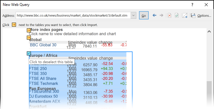 Live data on your website, powered by ipushpull and MS Excel