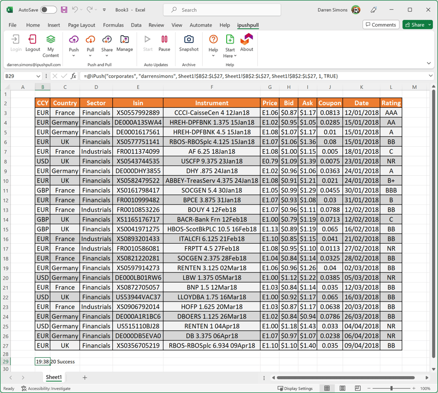 How to connect your data into ipushpull
